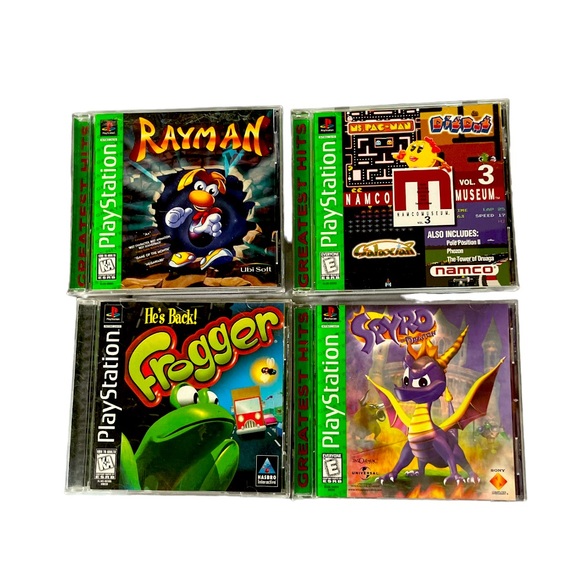 Sony | Video Games & Consoles | Set Of 4 Vintage Playstation Video ...